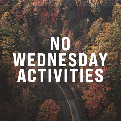 No Wednesday Activities – First Baptist Church St. Charles